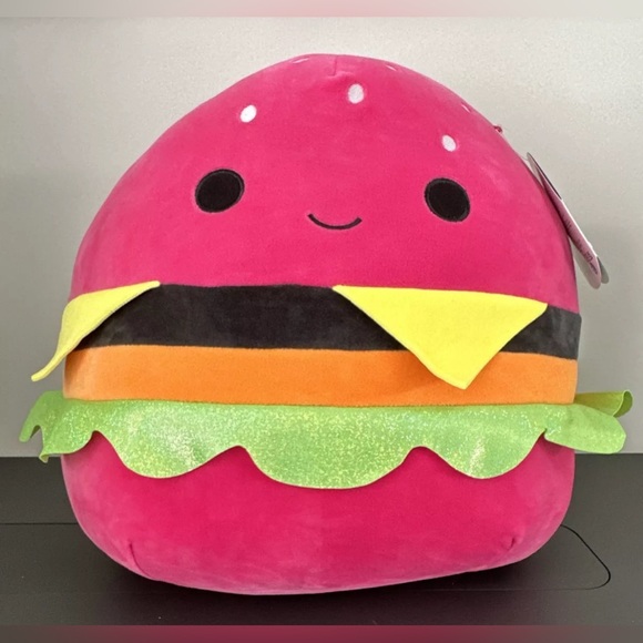 Squishmallows | Toys | Nwt 8 Brissa The Burger Squishmallow Blacklight ...